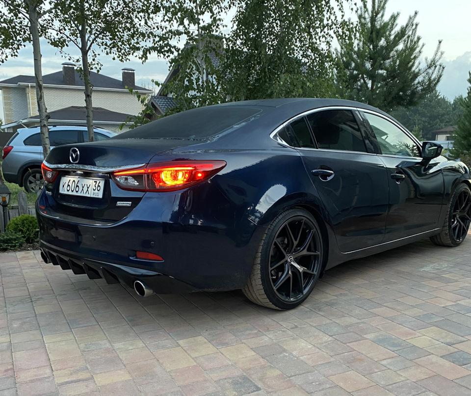 Задний диффузор MV-Tuning Mazda 6 — Mazda 6 (3G) GJ, 2 л, 2014 года ...