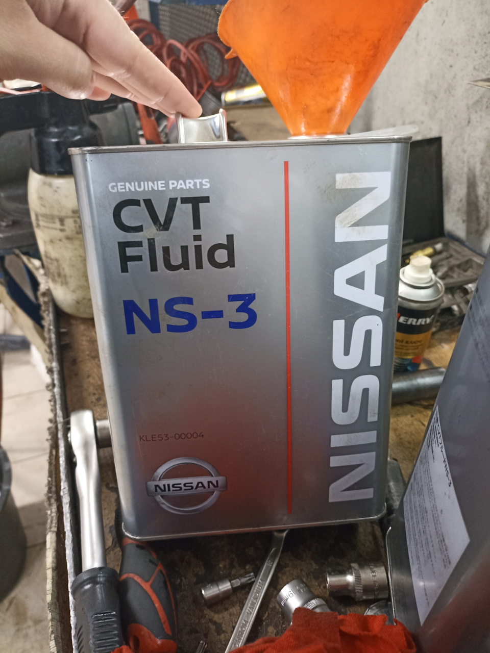 KLE5300004 Nissan CVT NS-3, жидкость для вариатора (4 л.) NISSAN ...