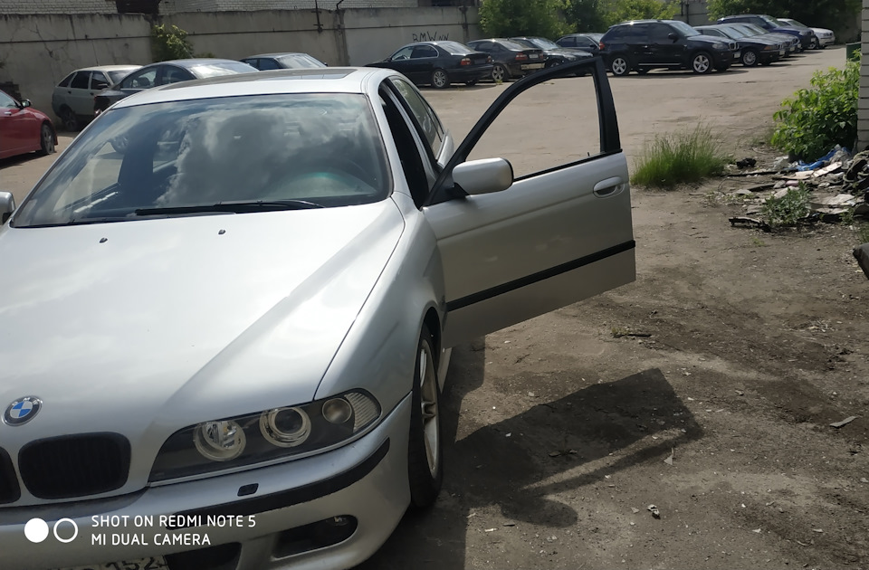 Залил в пороги пушсало+мовиль — BMW 5 series (E39), 2,8 л, 1998 года ...