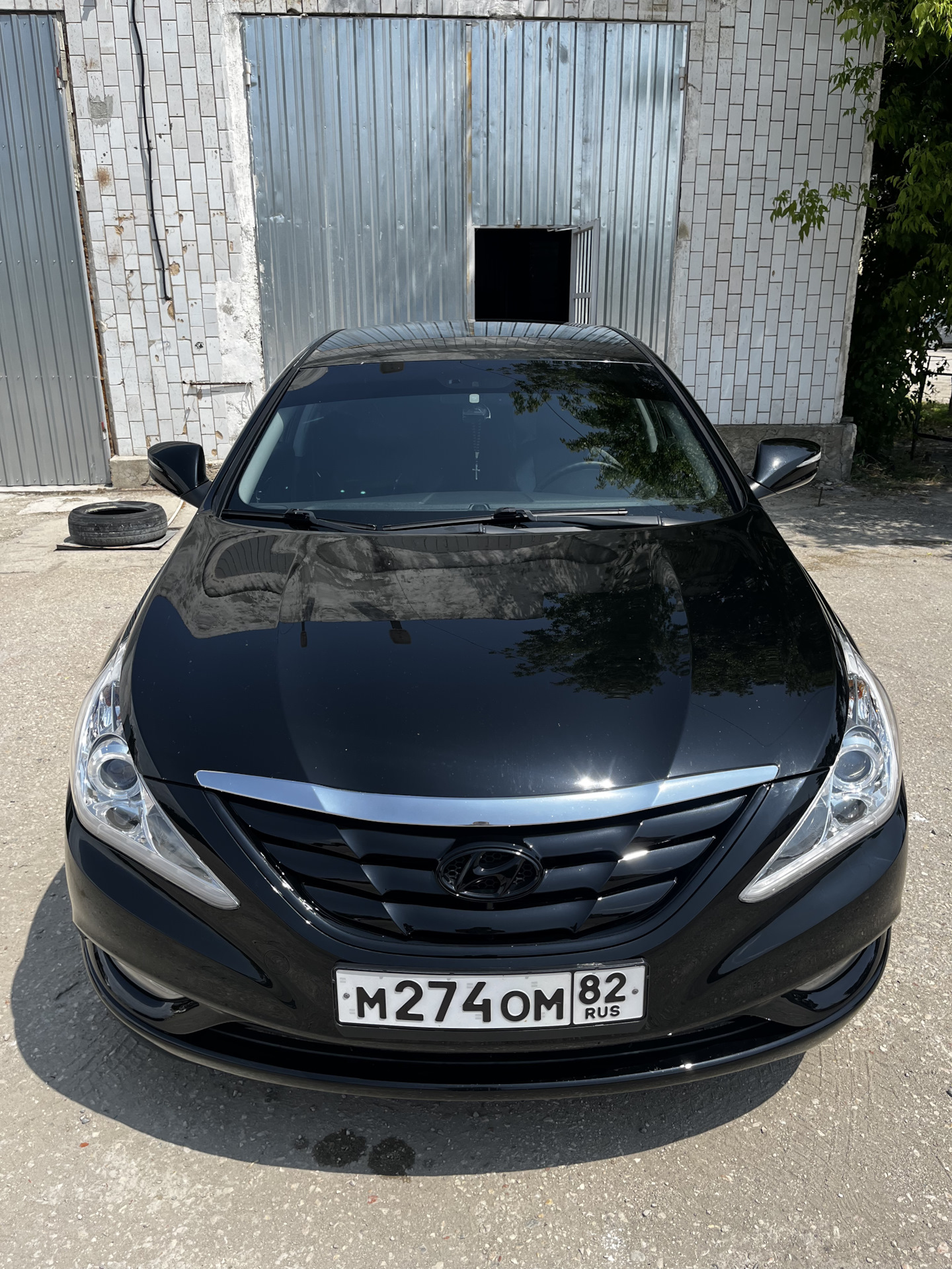 &Антихром, ч.3, (покраска бампера) — Hyundai Sonata VI (YF), 2 л, 2011 года | кузовной ремонт ...