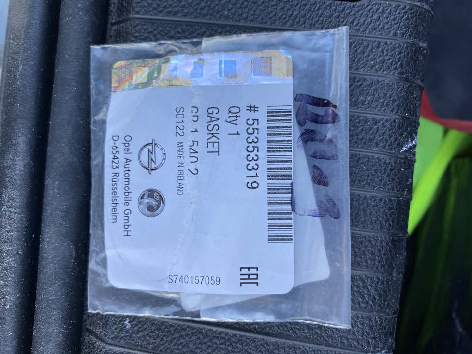 55353319 Прокладка корпуса масляного фильтра GM | Запчасти на DRIVE2