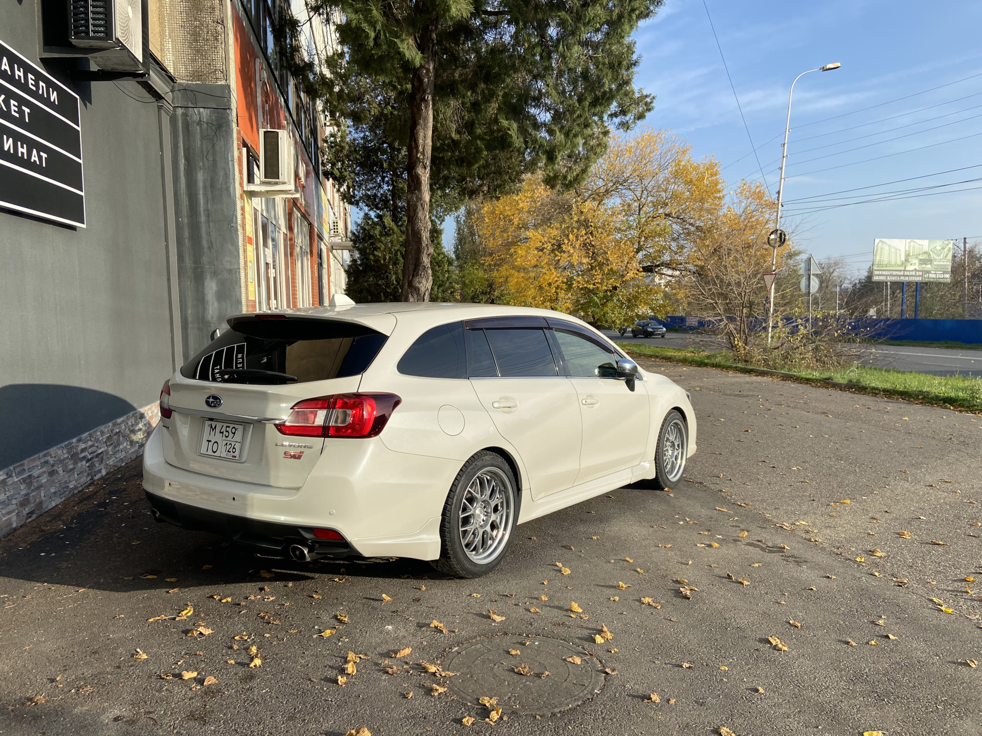 Work Meister M1R + зима Tigar Winter 225/45/18 — Subaru Levorg (VM), 1 ...