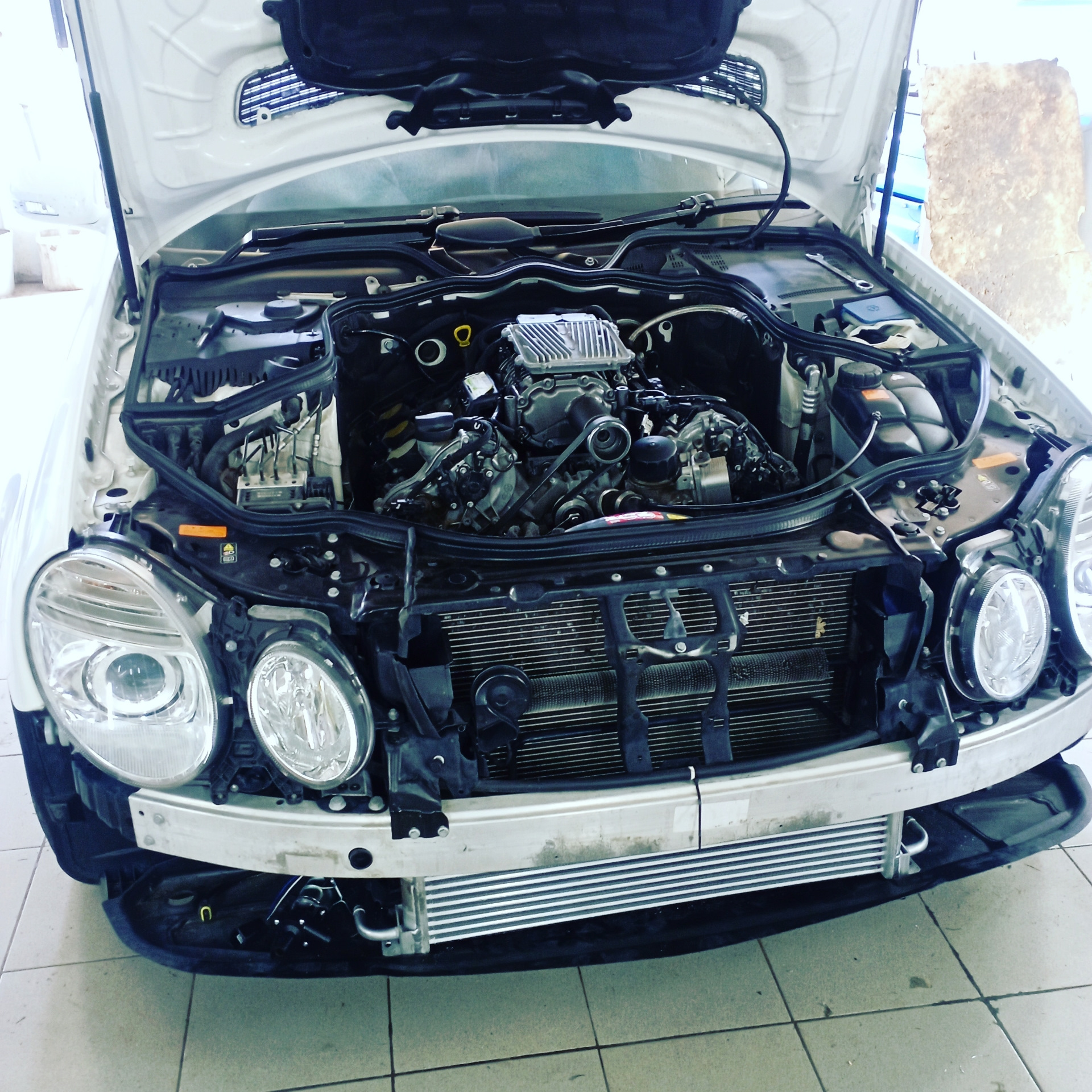 Установка компрессора на m272 — DRIVE2