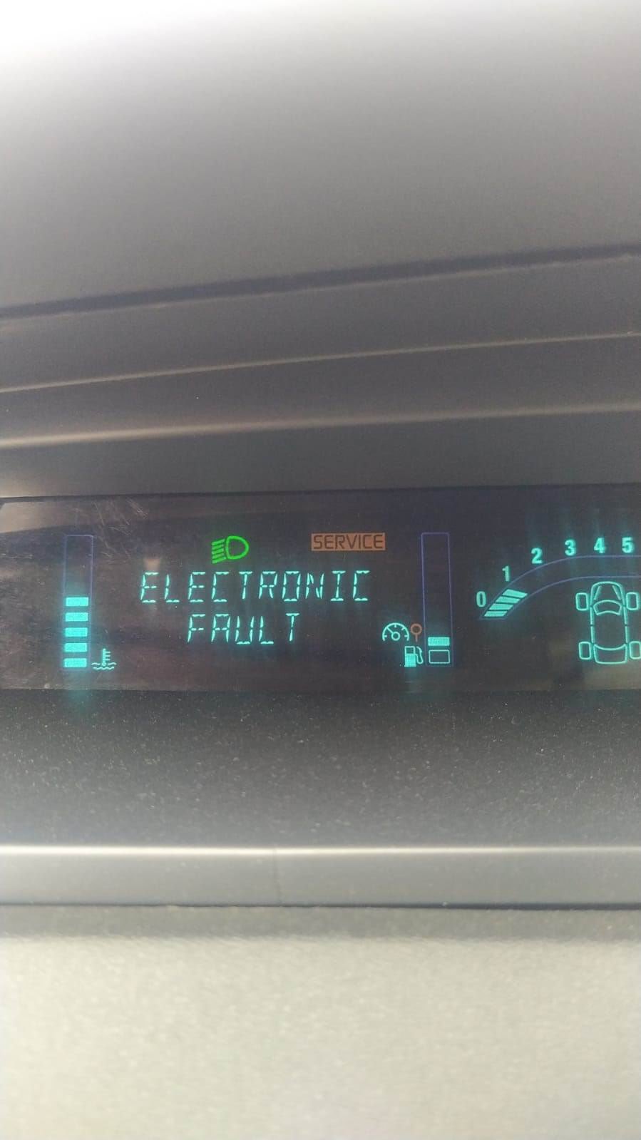 Electronic Fault — Renault Scenic II, 2 л, 2004 года | своими руками ...