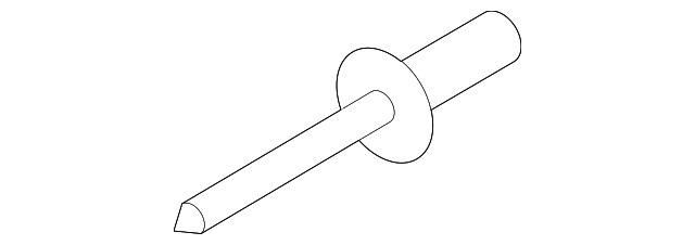 1416003133 ЗАКЛЁПКА ВЫТЯЖНАЯ D=3ММ KIA HYUNDAI | Запчасти на DRIVE2