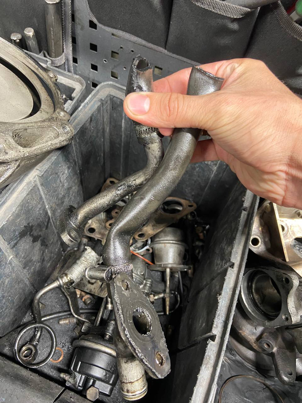 Устранение течи турбин, подготовка к stage 2. — BMW X5 (E70), 3 л, 2012 ...