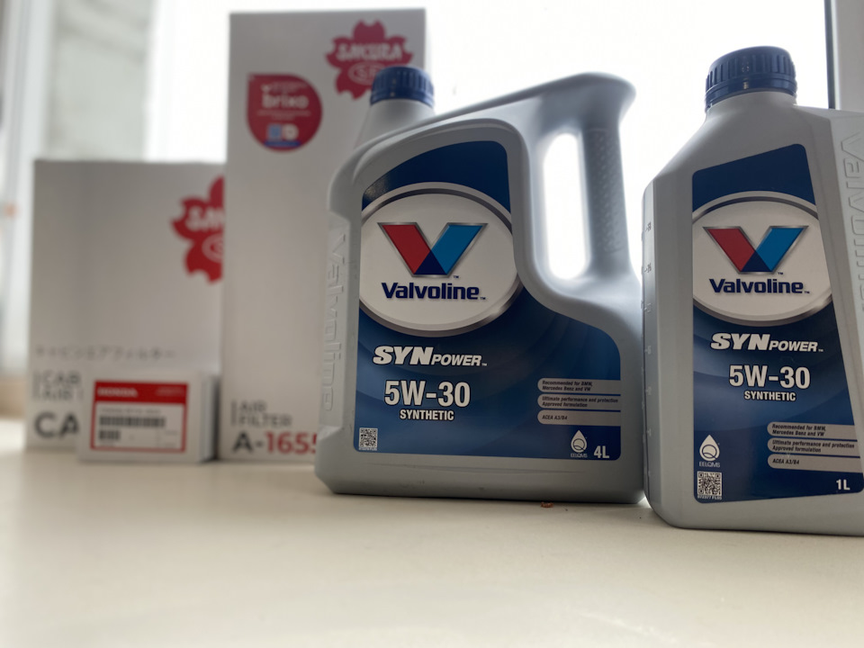 Вторая замена масло Valvoline — Honda Accord (7G), 2,4 л, 2007 года ...