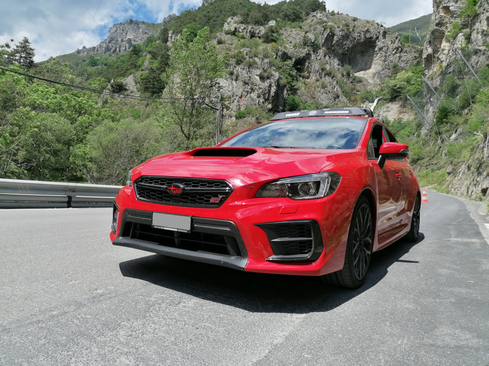 #74-2 Ницца 🇫🇷 -> Италия 🇮🇹 -> Швейцария 🇨🇭 — Subaru WRX STI (VA), 2,5 л, 2018 года ...
