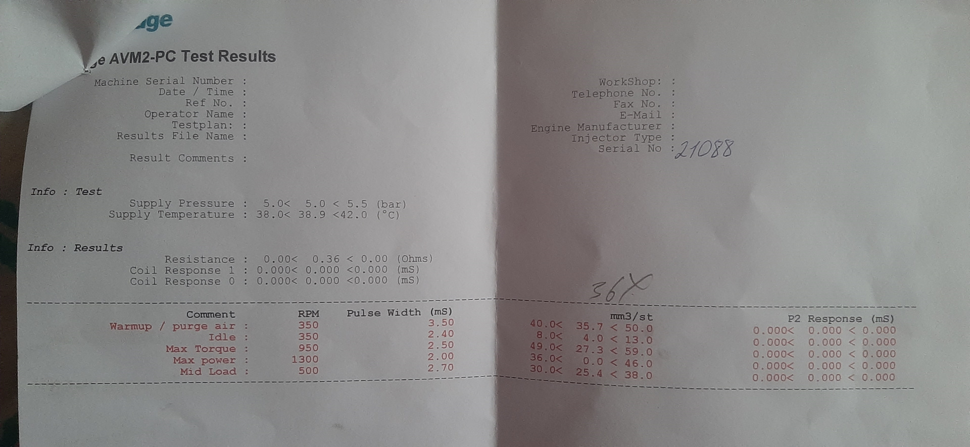Тест стенда hartridge avm2-pc форсунок 1.9 TDI AVB (AJ) — Volkswagen ...