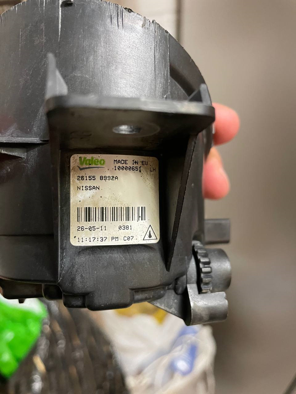 261558992A Противотуманная фара NISSAN INFINITI | Запчасти на DRIVE2