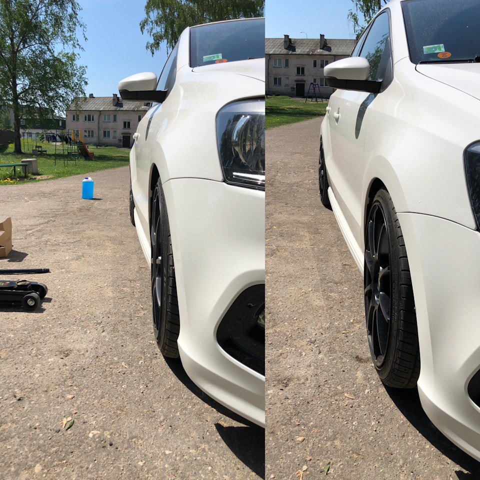 Проставки для дисков 1,5 см — Volkswagen Polo Hatchback Mk5, 1,4 л ...