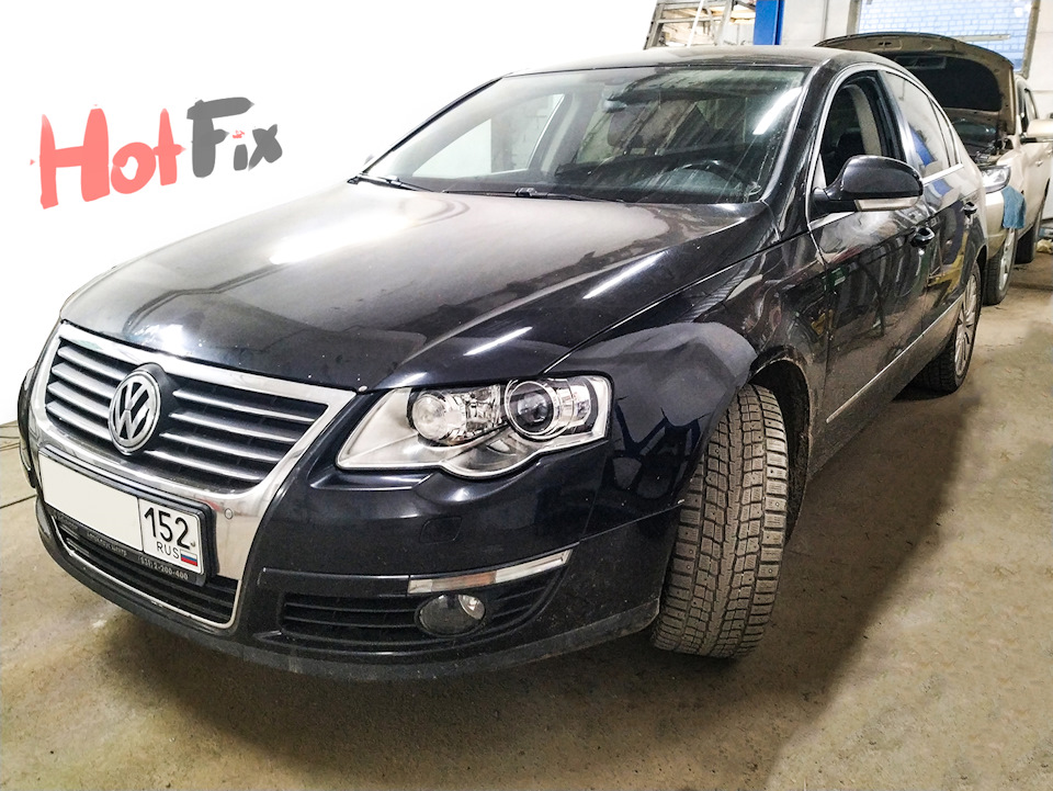 Volkswagen Passat B6 — би-светодиодные линзы Optima Professional ...