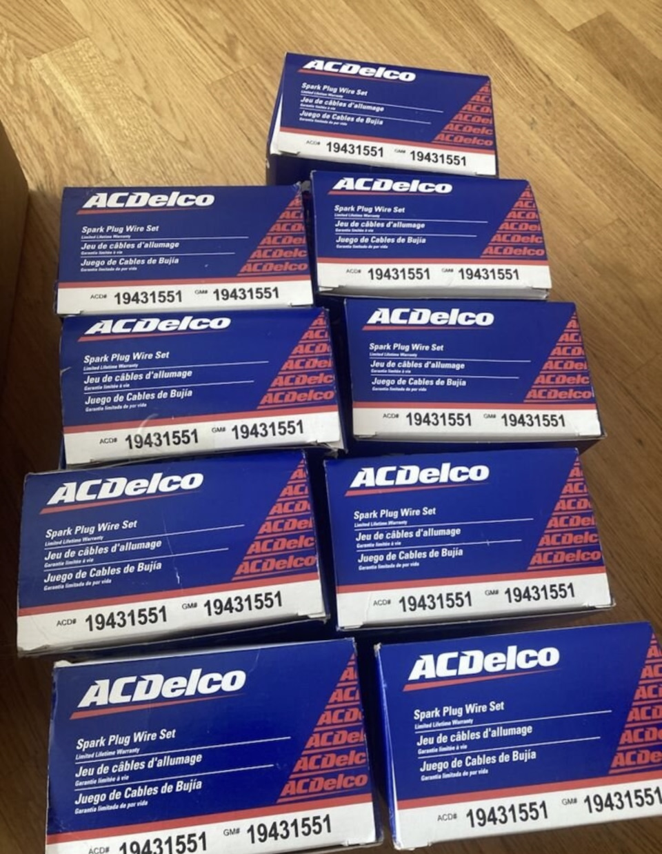 19431551 Высоковольтные провода Chevrolet Tahoe / Cadillac Escalade 6 ...