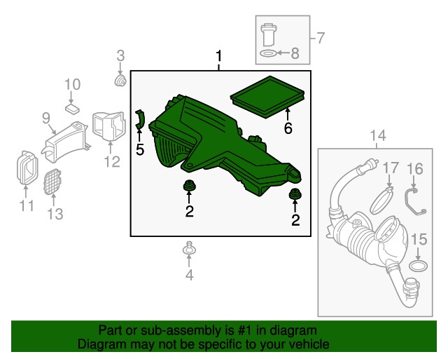 13718507313 Глушитель шума всасывания воздуха BMW | Запчасти на DRIVE2