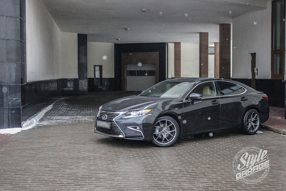 Перетяжка алькантарой потолка Lexus ES — StyleGarage на DRIVE2