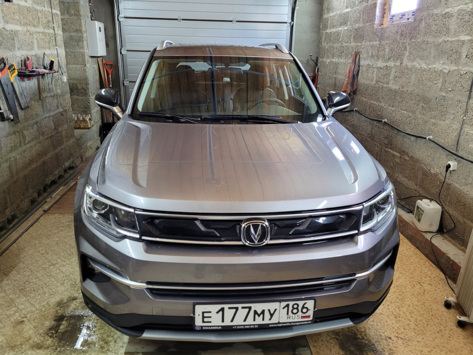 Накладки на зеркала и винилография — Changan CS35 Plus (1G), 1,6 л ...