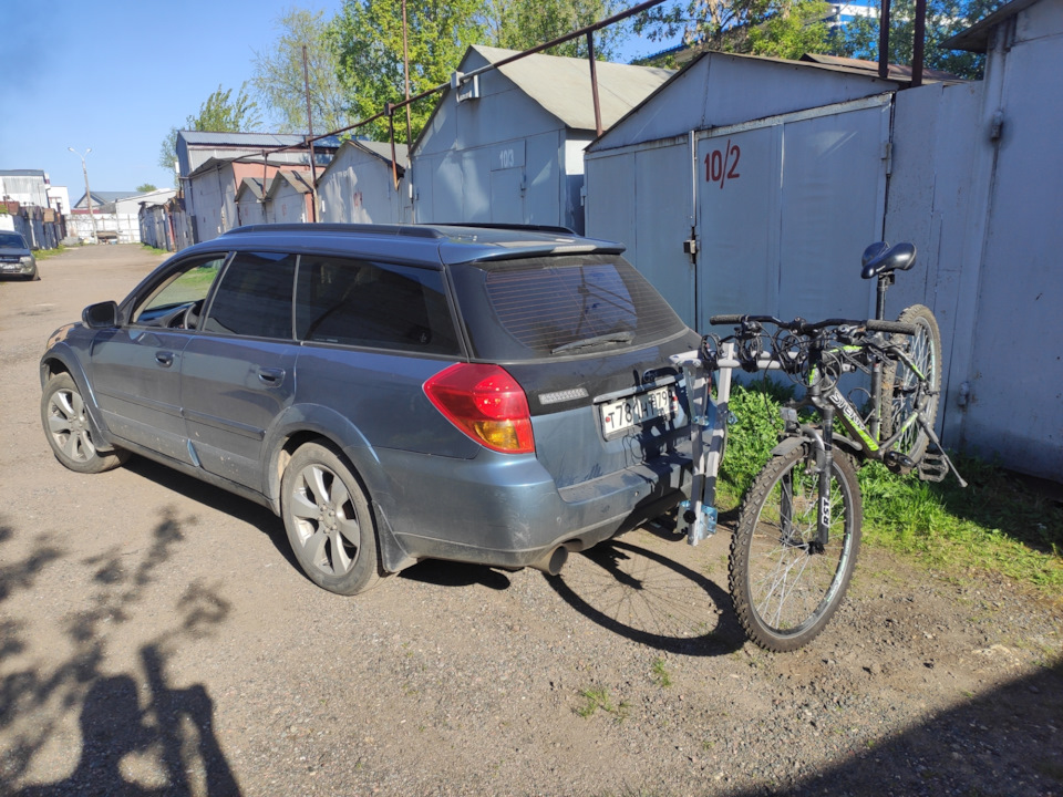 Велобагажник на фаркоп Peruzzo Arezzo — Subaru Outback (BP), 3 л, 2006 ...