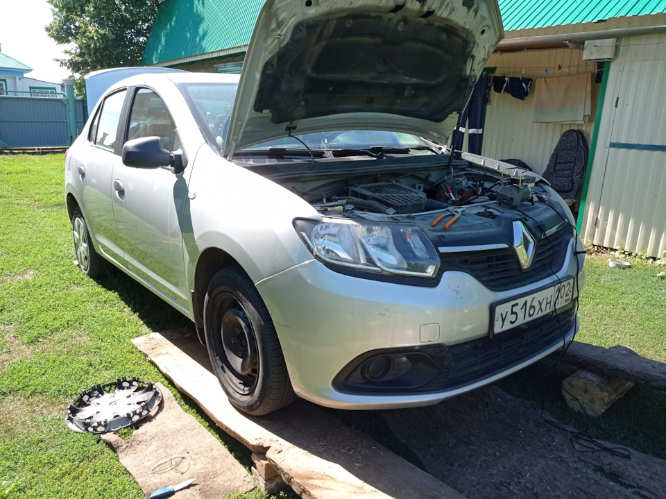 Замена ремня ГРМ, ролика, антифриза и помпы на Renault Logan II (Рено ...