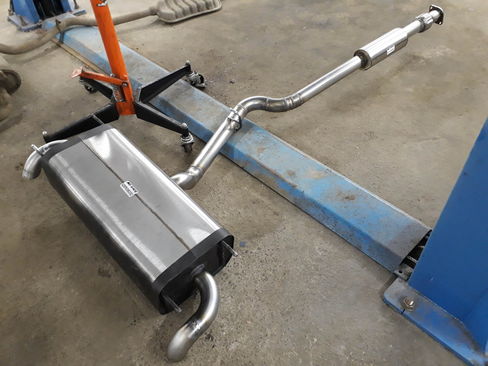 Custom cat-back 2.5" Subaru XV или выхлопная система 63 мм на XV своими ...