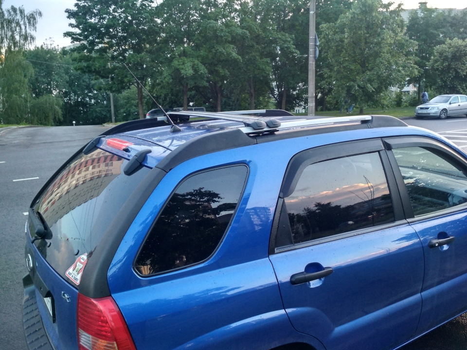 Установка поперечен Киа Спортейдж 2. — KIA Sportage (2G), 2 л, 2004 ...