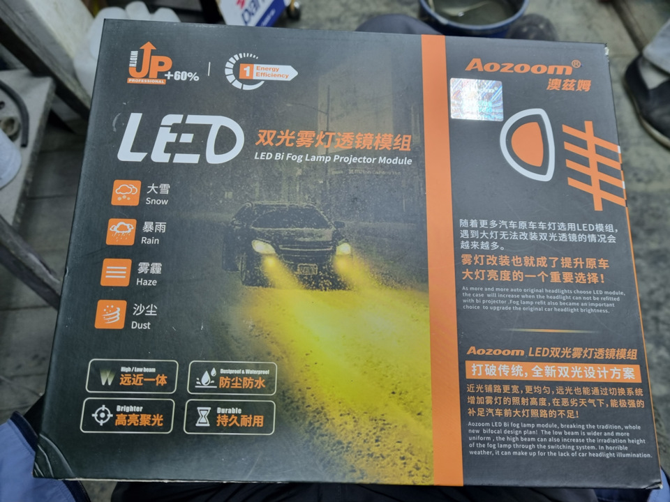 Установка ПТФ от Aozoom ALPF-02 — Lexus ES (XV60), 2,5 л, 2014 года ...