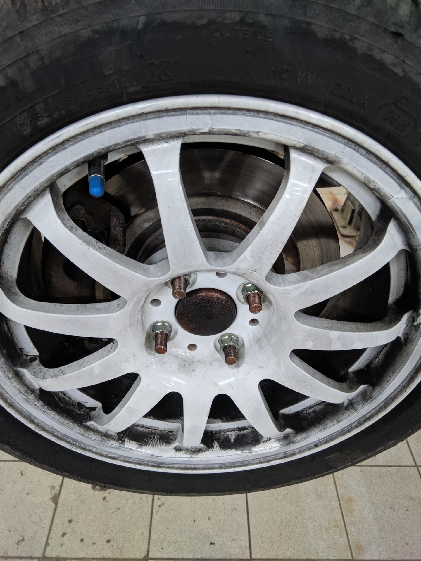 Проставки для дисков. — Lada Приора Купе, 1,5 л, 2010 года | своими ...