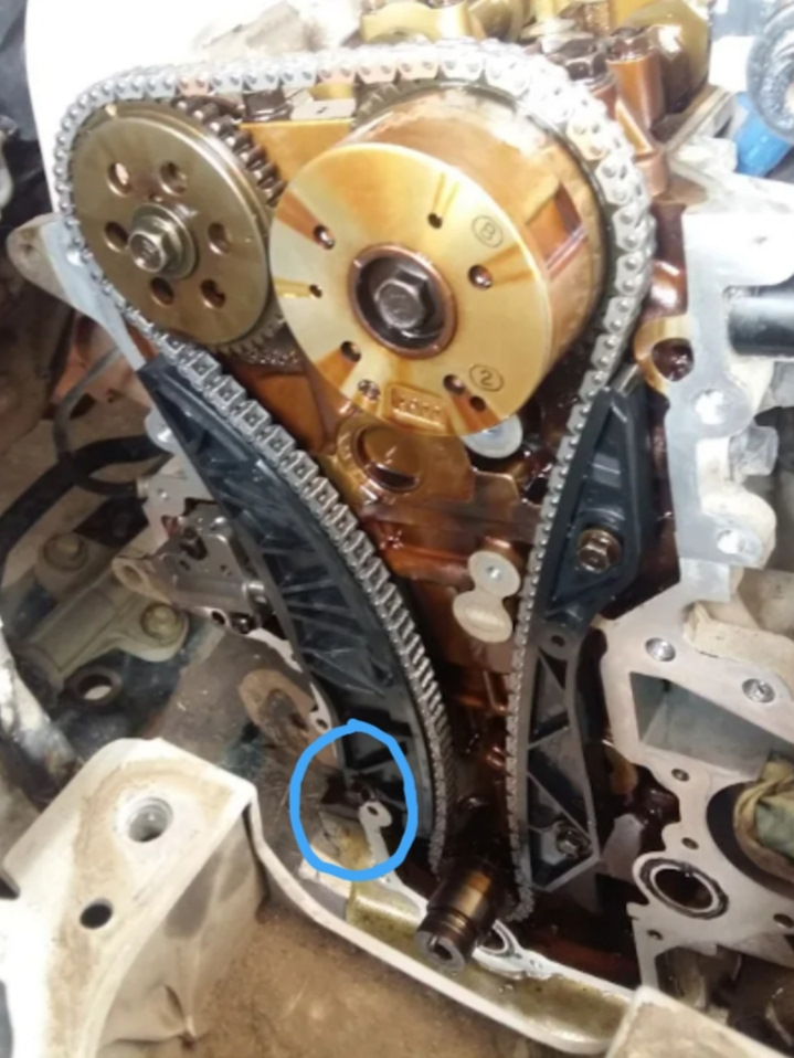 Болт направляющей цепи — KIA Cerato (2G), 1,6 л, 2011 года | запчасти ...