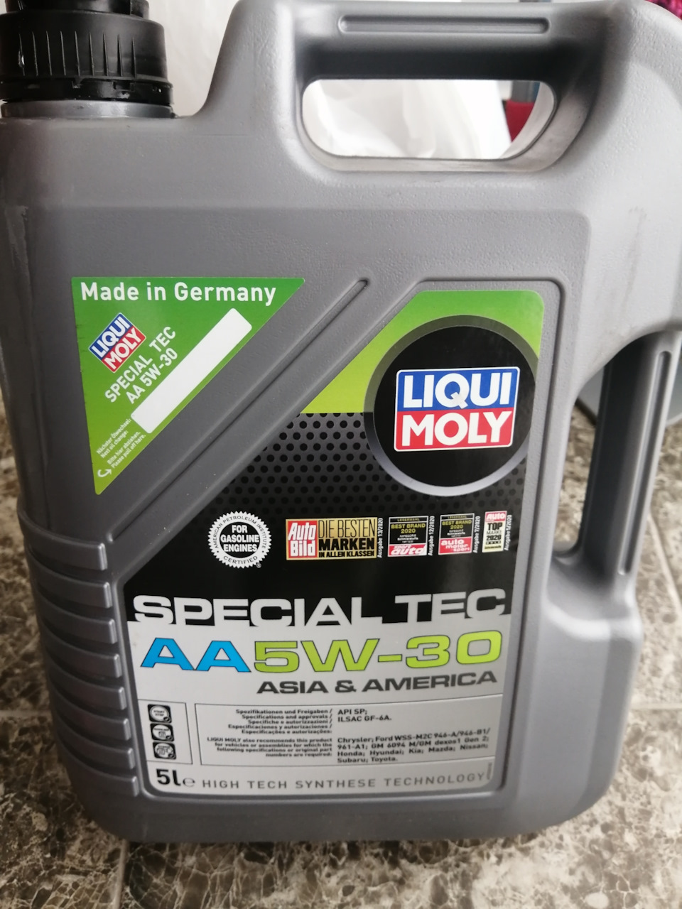 #11 замена масла ликви моли 5в30 — Hyundai Elantra (5G), 1,6 л, 2014 ...