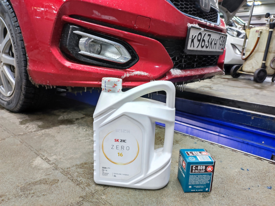 Планы поменялись . Zic Zero 0W16 — Honda Fit (3G), 1,5 л, 2019 года ...
