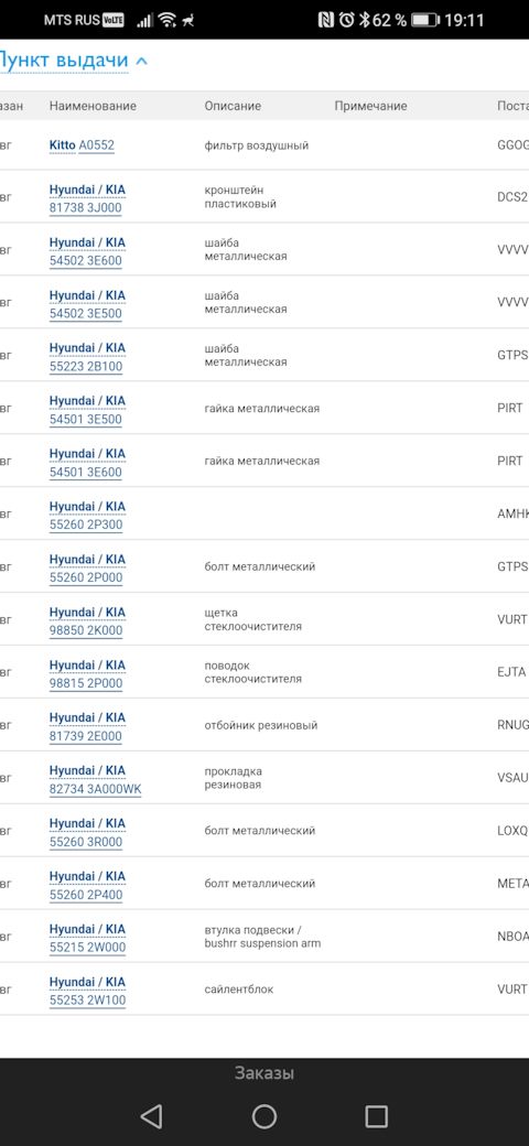 552152W000 Втулка подвески KIA HYUNDAI | Запчасти на DRIVE2