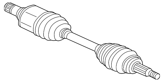 3815A140 ПРИВОД ПЕРЕДНИЙ ПРАВЫЙ ® OUTLANDER CW6W (CW0# ) (05 ...