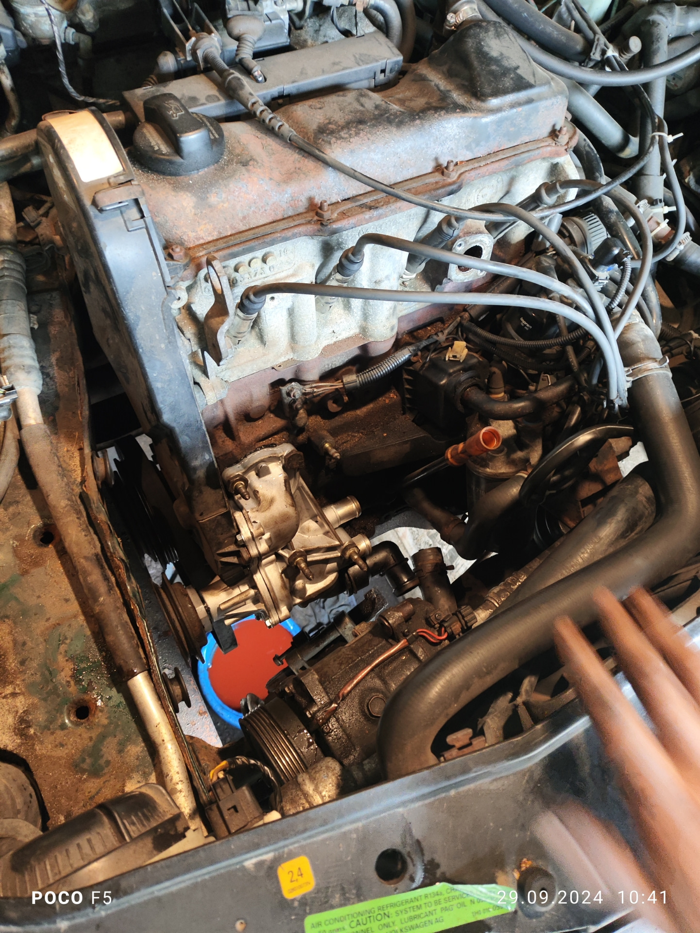 Помпа dolz — Volkswagen Golf Mk3, 1,8 л, 1997 года | поломка | DRIVE2