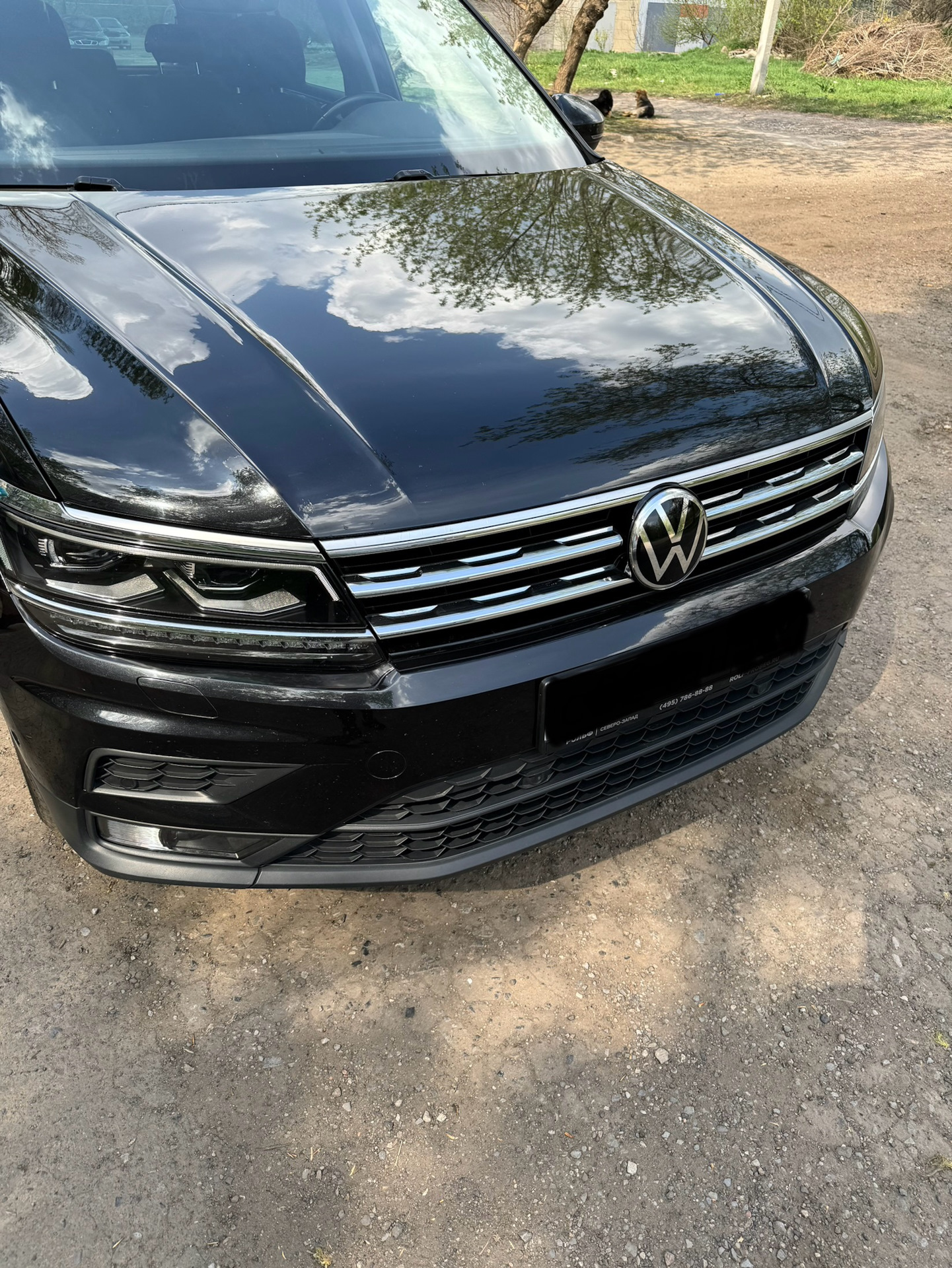 Замена передней эмблемы — Volkswagen Tiguan (2G), 2 л, 2018 года ...