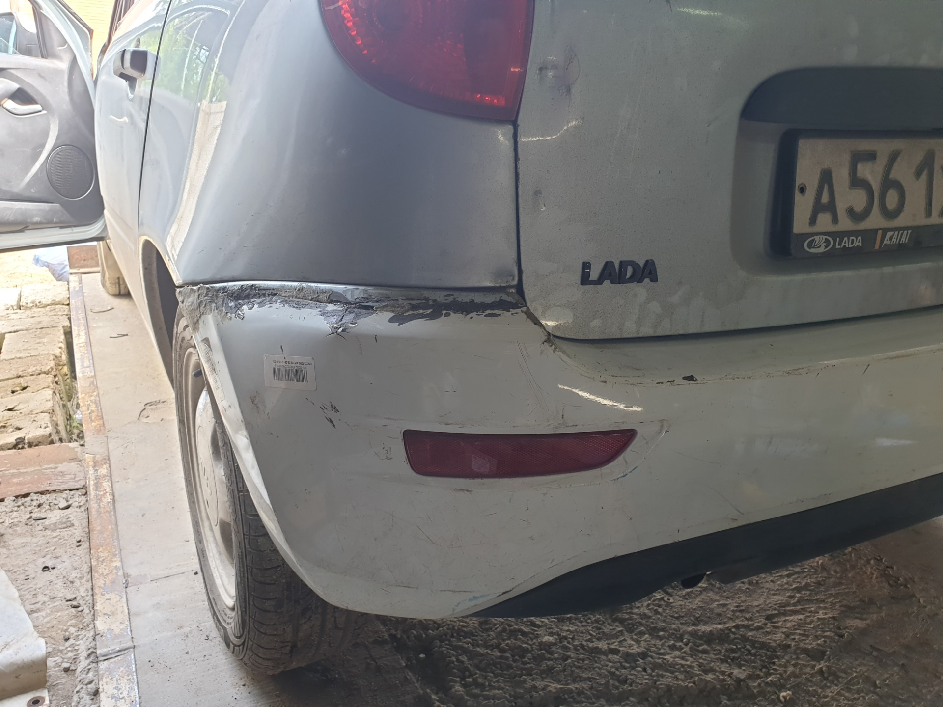 Задний бампер от Калины 2 на калину 1!Часть первая… — Lada Калина ...