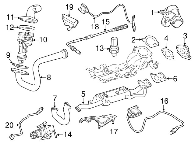 A6421402508 Трубка системы рециркуляции ог Mercedes | Запчасти на DRIVE2