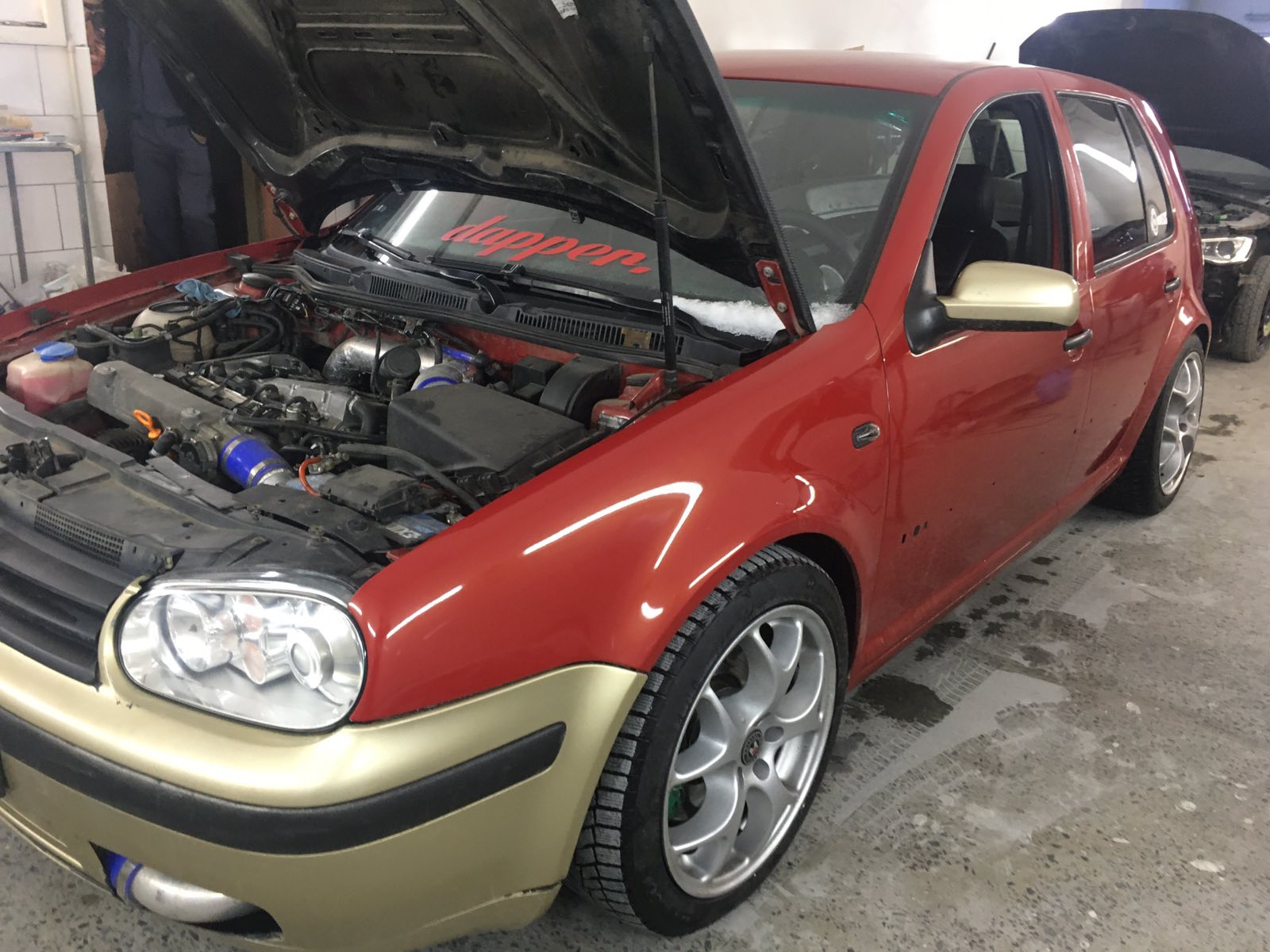 Малярные дела: "Попытка N2" — Volkswagen Golf Mk4, 2 л, 2003 года ...