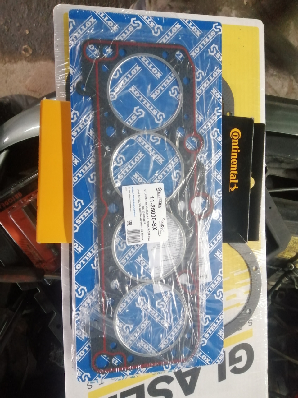 1125000SX Прокладка, головка цилиндра STELLOX | Запчасти на DRIVE2