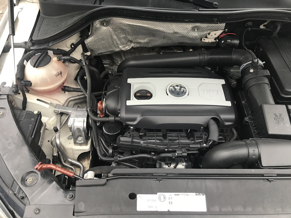 Замена цепи ГРМ 2.0 CAWB — Volkswagen Tiguan (1G), 2 л, 2012 года ...