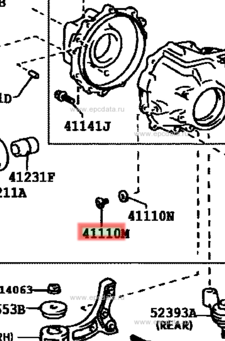 1215710010 Прокладка сливной пробки поддона 501 TOYOTA LEXUS | Запчасти ...