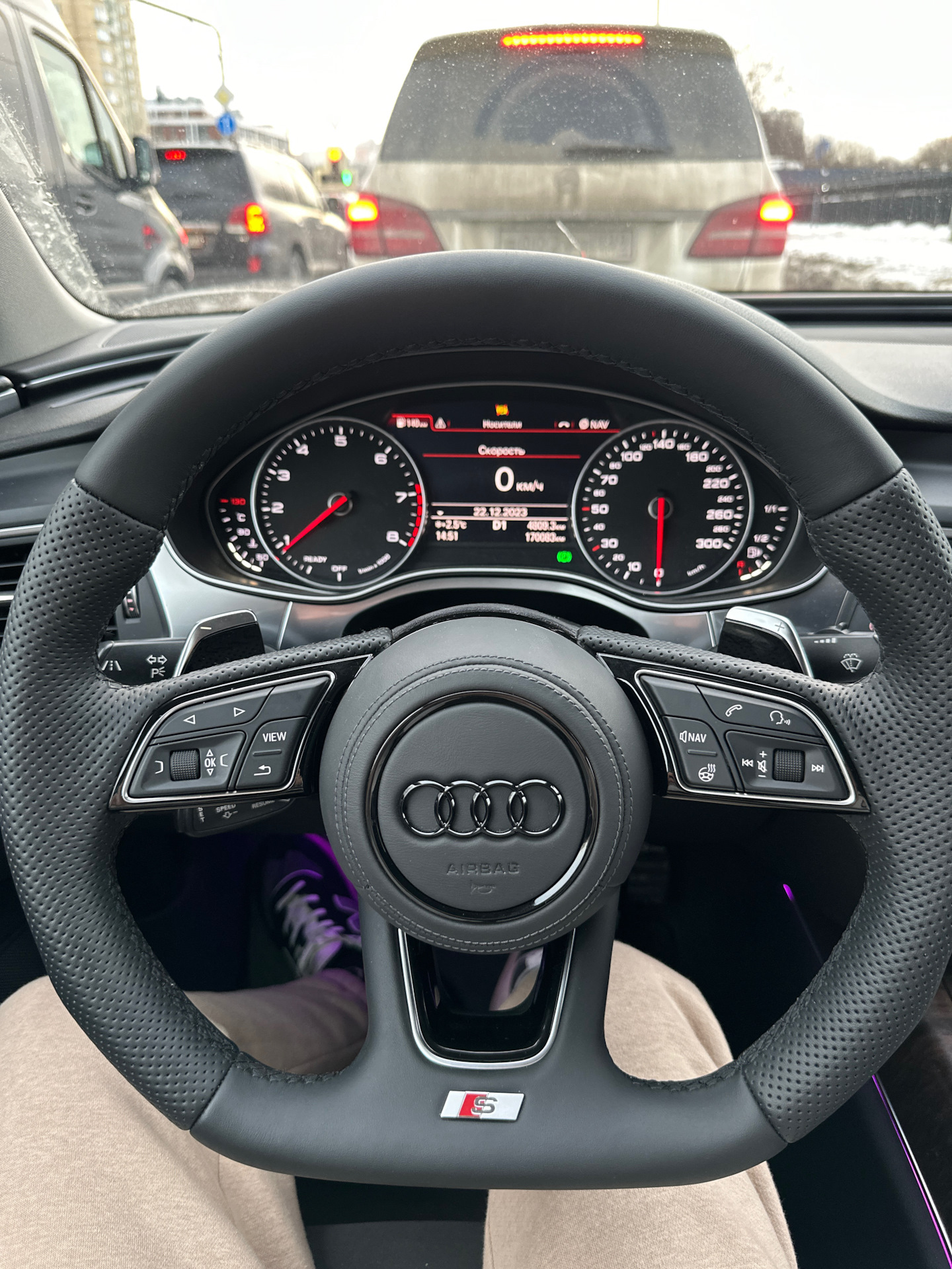 Меняем руль на КРАСИВЫЙ руль — Audi A6 (C7), 2 л, 2016 года | тюнинг ...