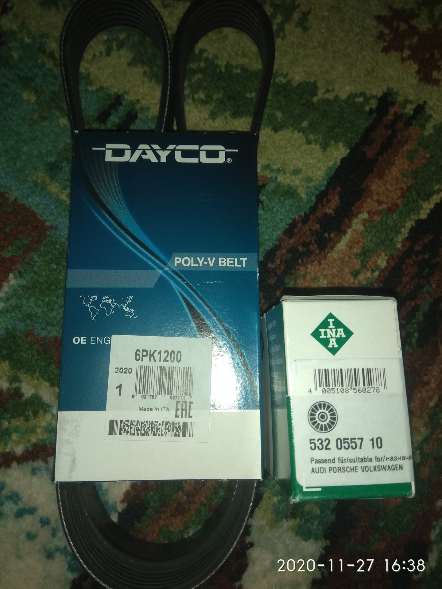 Запчасти для замены грм и не только — Renault Megane II, 1,6 л, 2008 ...