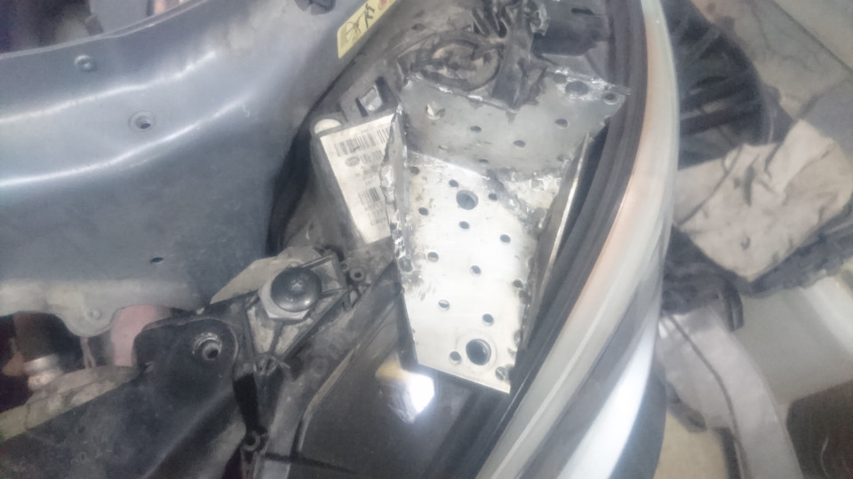 #Колхозинг: Изготовление кронштейна ГУРа — BMW 5 series (E60), 3 л ...