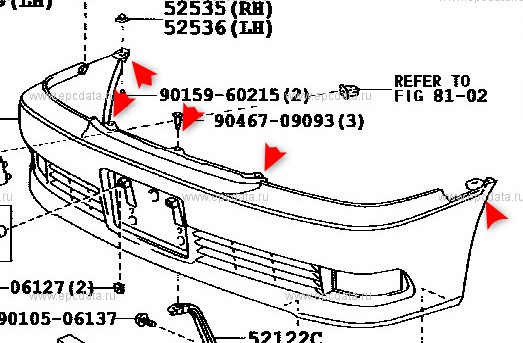 Замена дверных петель. Разбираем немного. — Toyota Crown Majesta (S170 ...