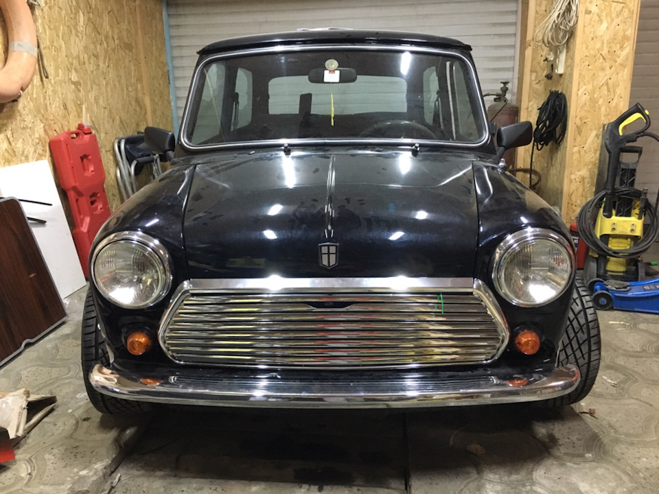 Новая хром решётка — Rover Mini, 1 л, 1991 года | тюнинг | DRIVE2