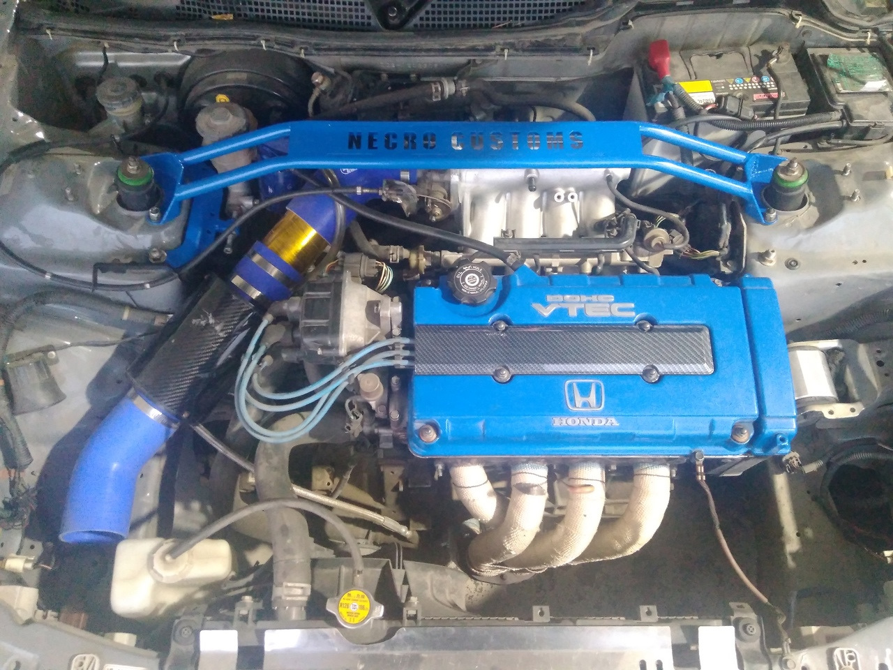 Кастомная передняя распорка NECRO CUSTOMS — Honda Integra (DC1/DC2), 1,8 л, 1997 года | тюнинг ...