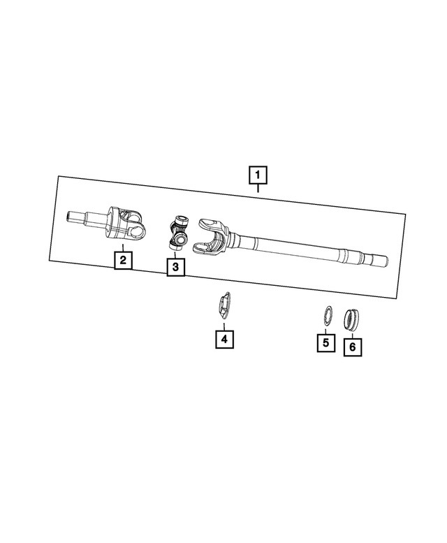68017182AA Крестовина вала карданного Chrysler | Запчасти на DRIVE2
