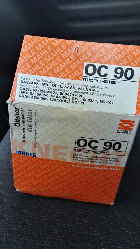 96458873 Фильтр масляный GM | Запчасти на DRIVE2