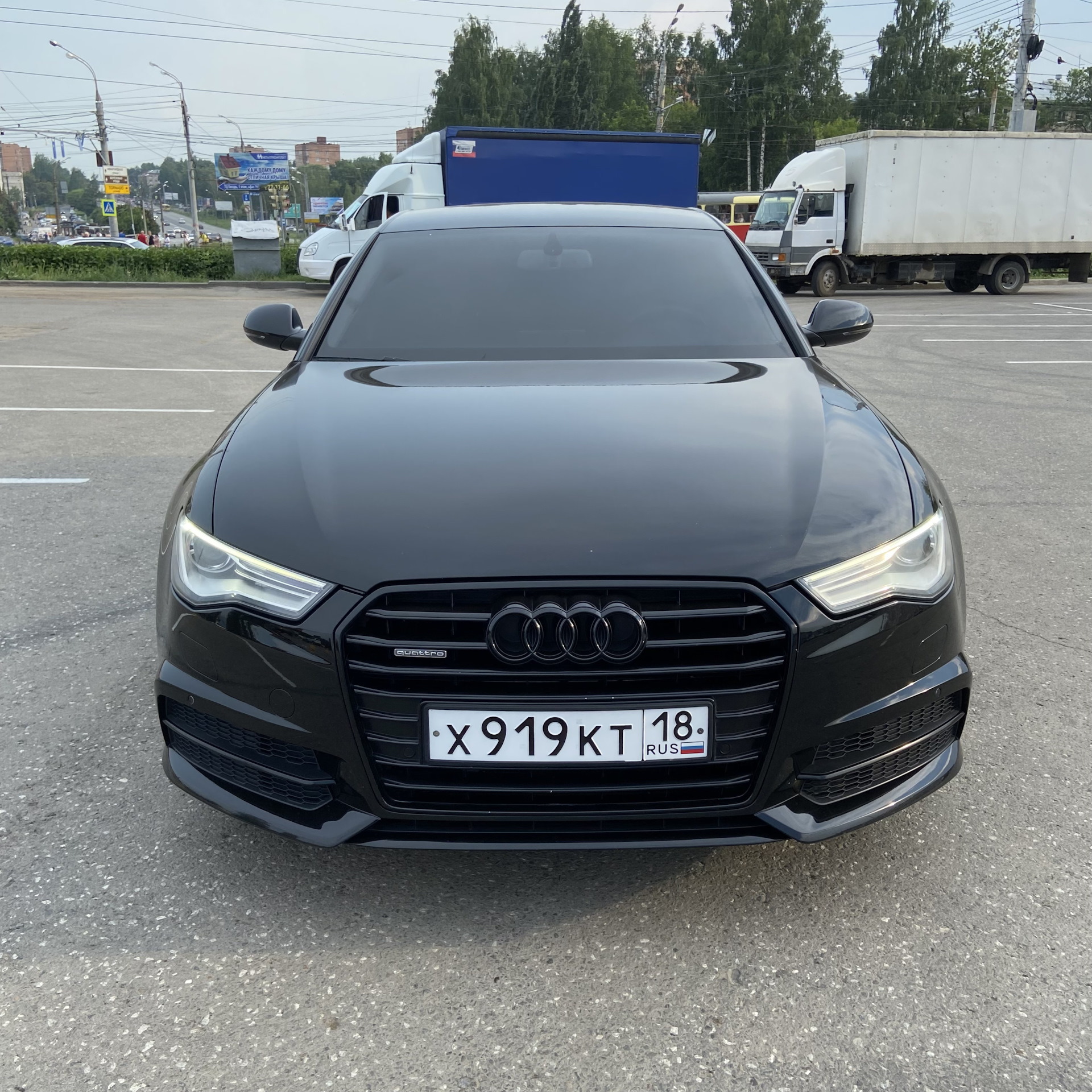 Продажа своего друга в хорошие руки 😓 — Audi A6 (C7), 3 л, 2016 года ...