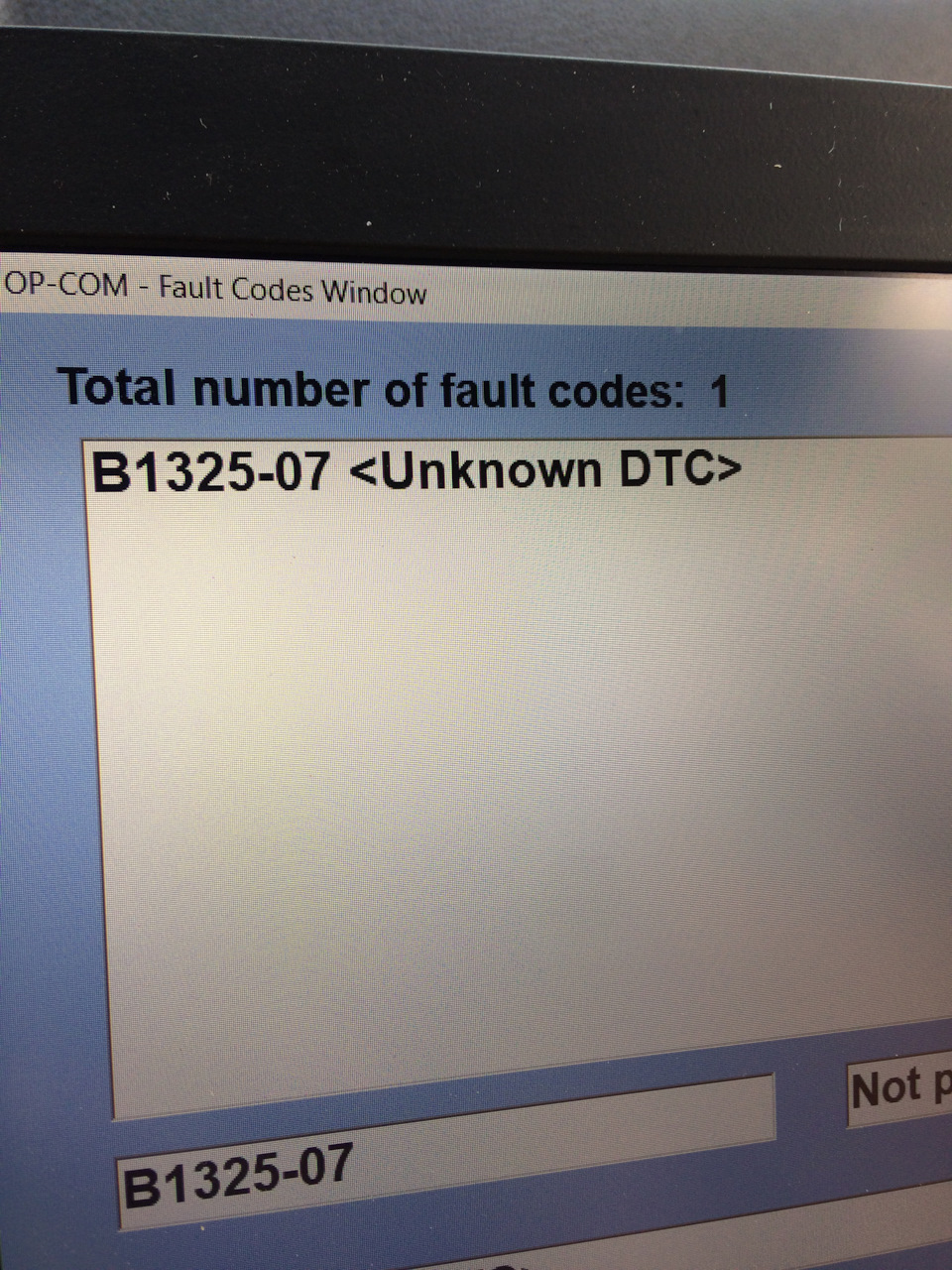 Ошибка B1325-07 Opel Vectra C — Opel Vectra C, 2,2 л, 2006 года ...