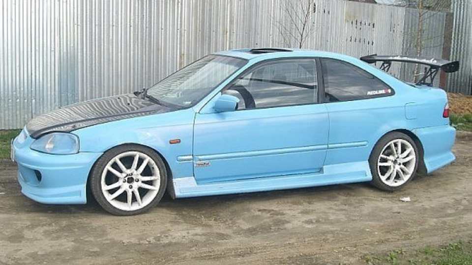 Honda Civic (6G) 1.6 бензиновый 1997 | Цивик b16a2 garett на DRIVE2